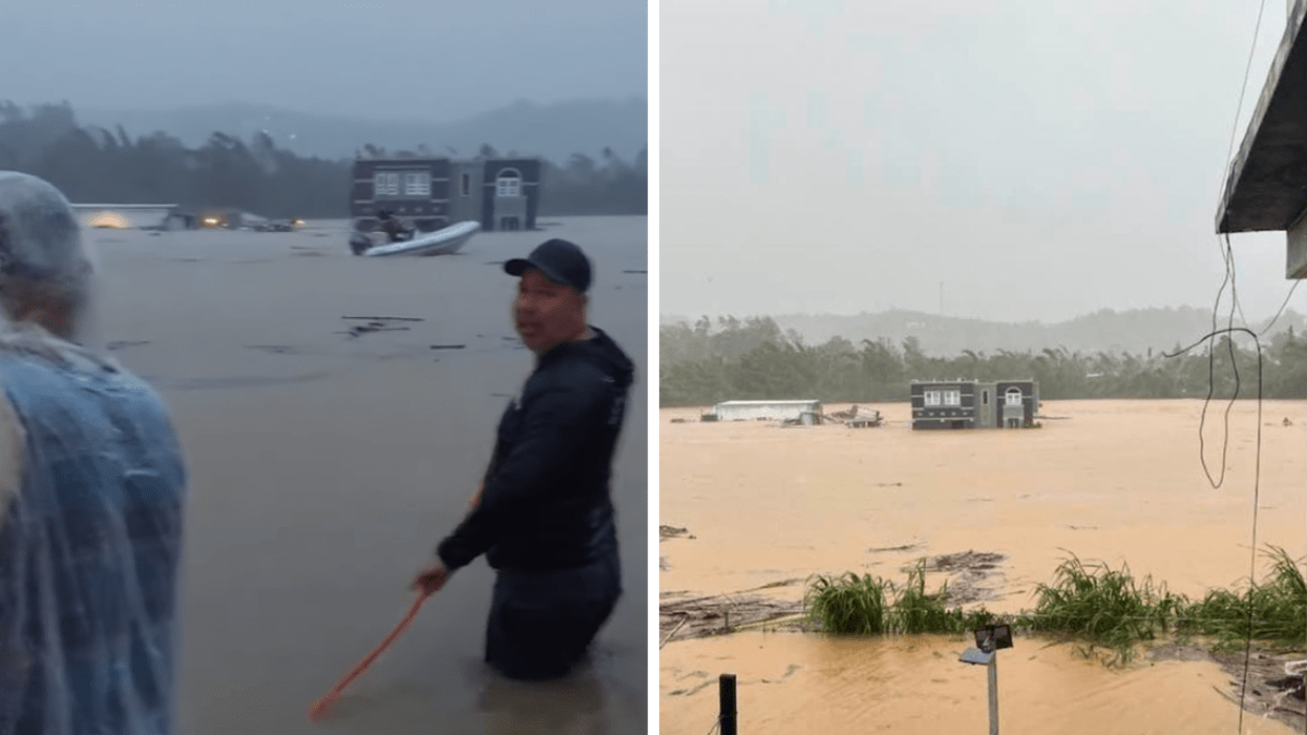Puerto Rico: Vecinos rescatan a familia que quedó atrapada por ...