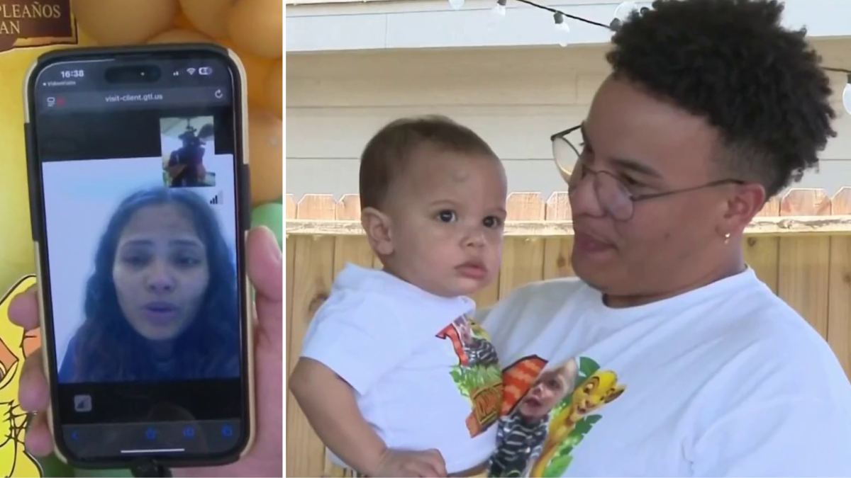 Bebé celebra su primer año sin su mamá detenida por ICE en Houston ...