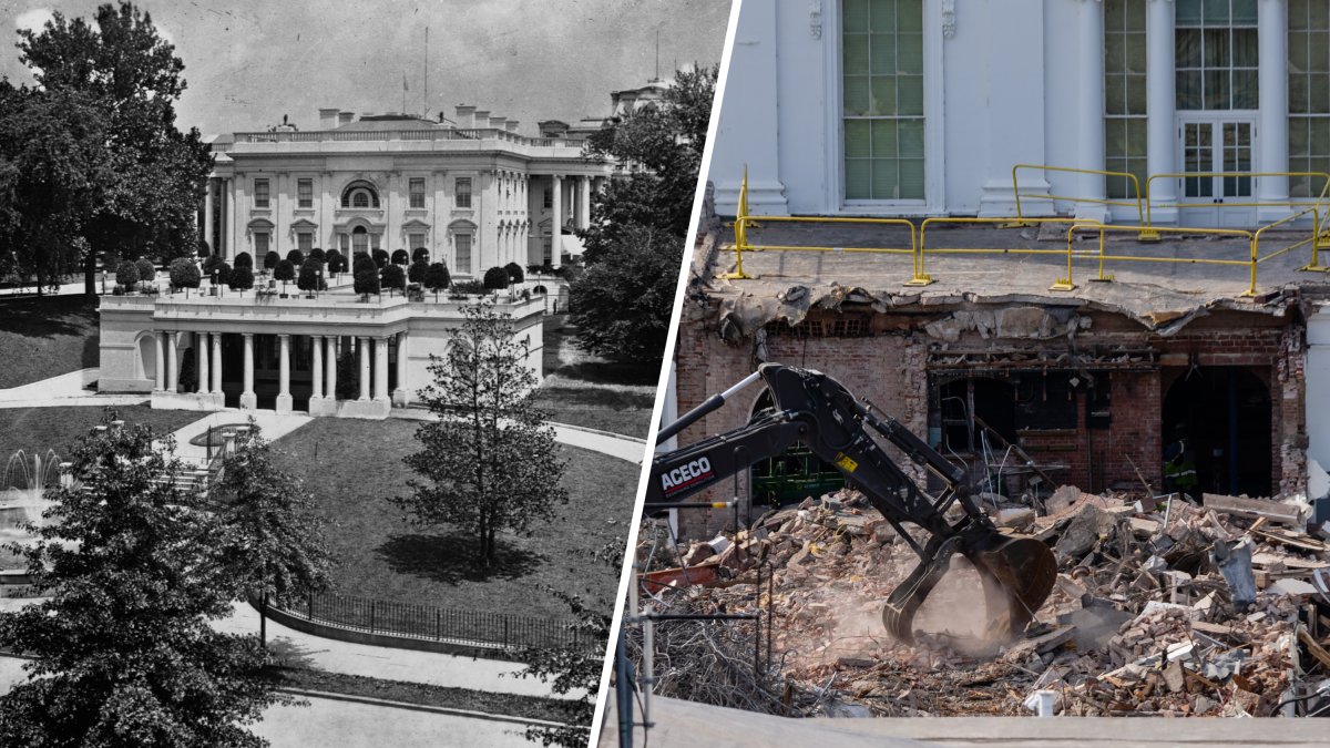 La historia del Ala Este de la Casa Blanca antes de su demolición ...