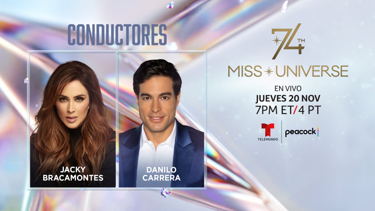 Conoce a los presentadores de la 74ª edición de Miss Universo ...