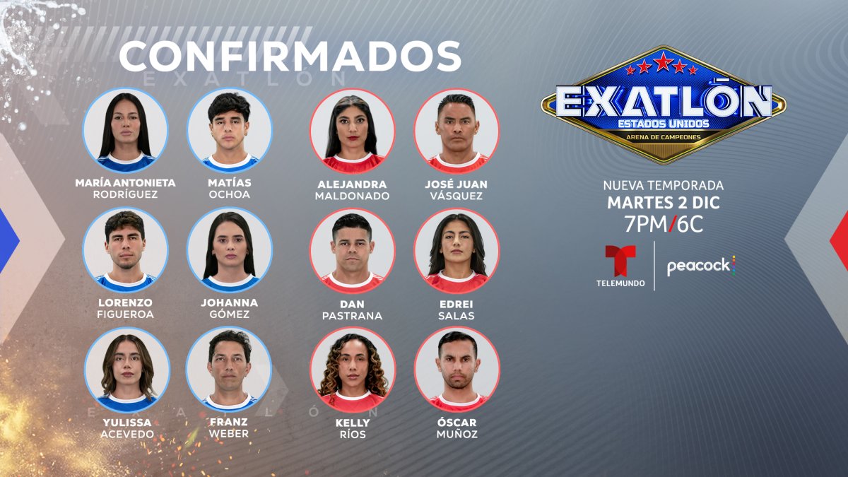 Conoce a 12 nuevos integrantes de Exatlón Estados Unidos – Telemundo ...